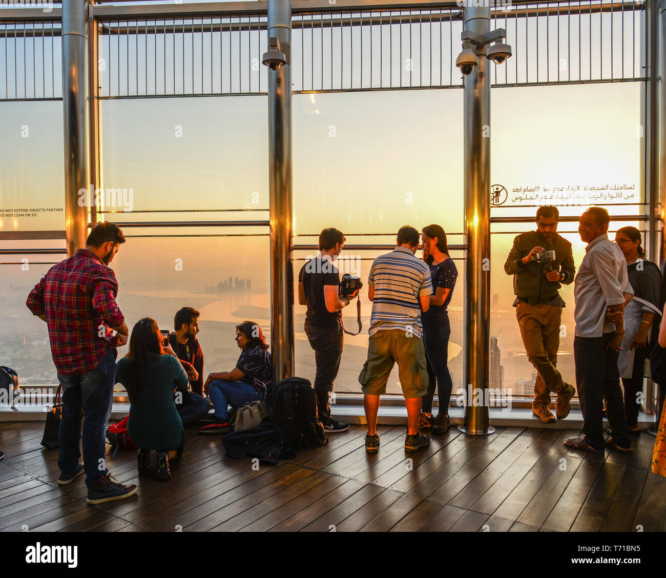 The highest observation deck in the world hi-res stock photography and ...