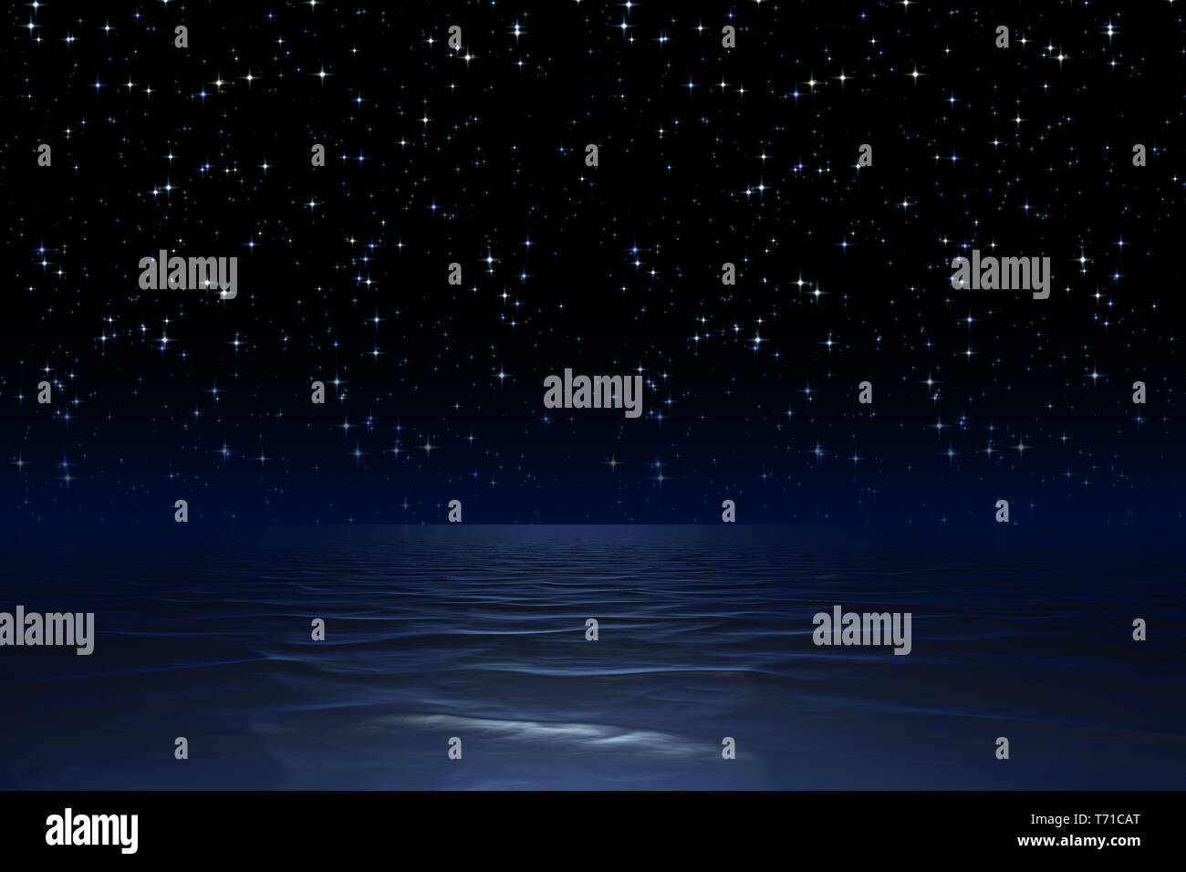 Ocean stars sky hi-res stock photography and images - Alamy