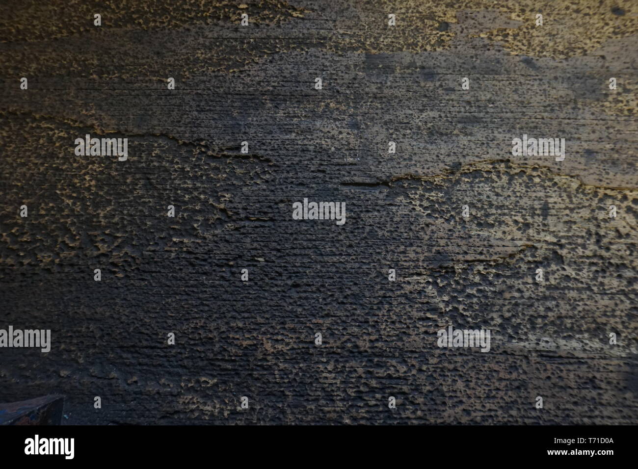 burnt surface of a wooden welding bench Stock Photo - Alamy