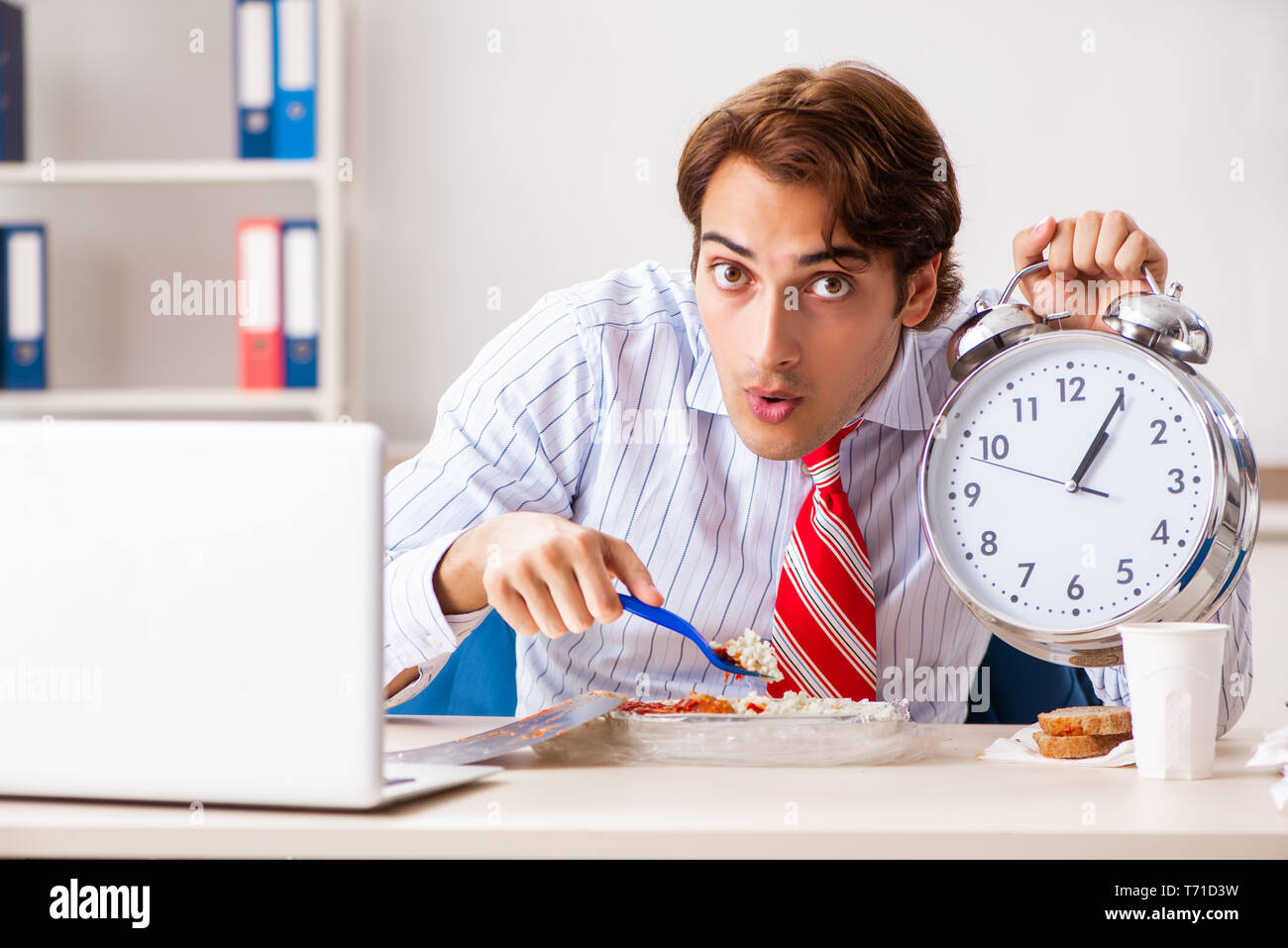 Snack break time healthy business hi-res stock photography and images ...