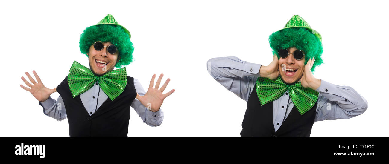 Holiday entertainment man in Cut Out Stock Images & Pictures - Alamy