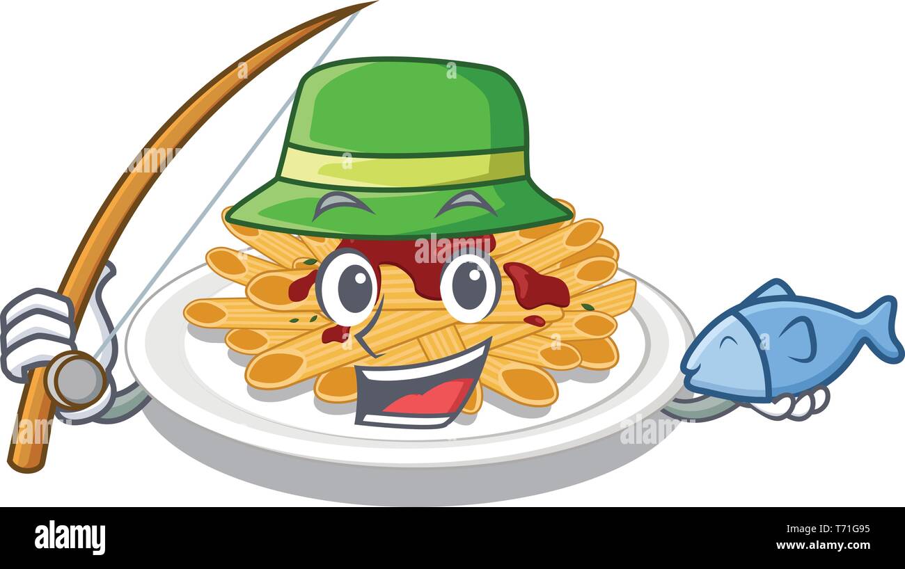 Pasta pesto fish Stock Vector Images - Alamy