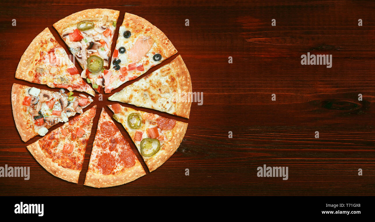 Eight slices pizza hi-res stock photography and images - Alamy