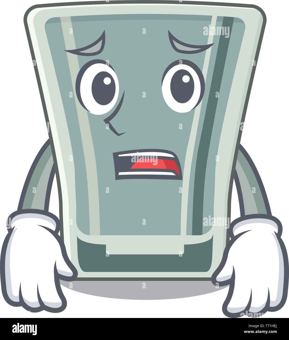 Afraid shot glass character in the fridge Stock Vector Image & Art - Alamy