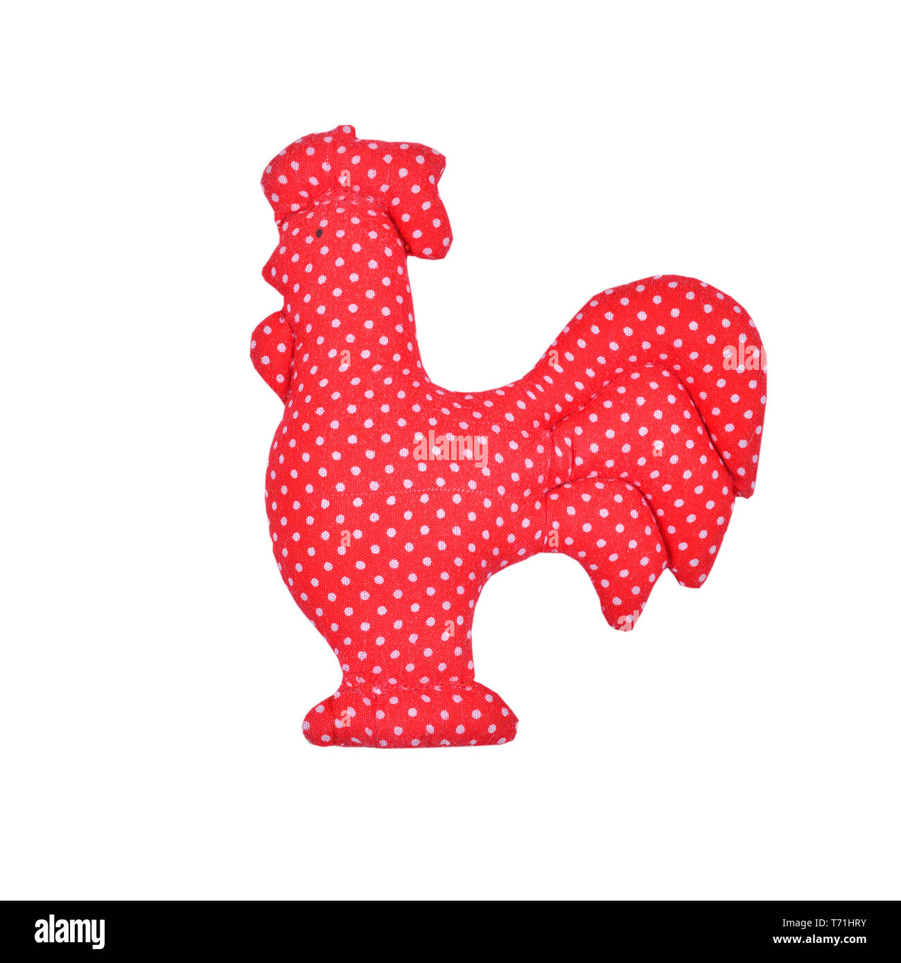 Red rooster toy Stock Photo - Alamy