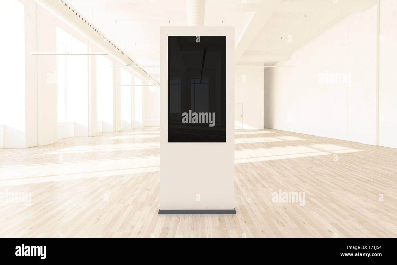 reatil store display 3d rendering mockup Stock Photo - Alamy