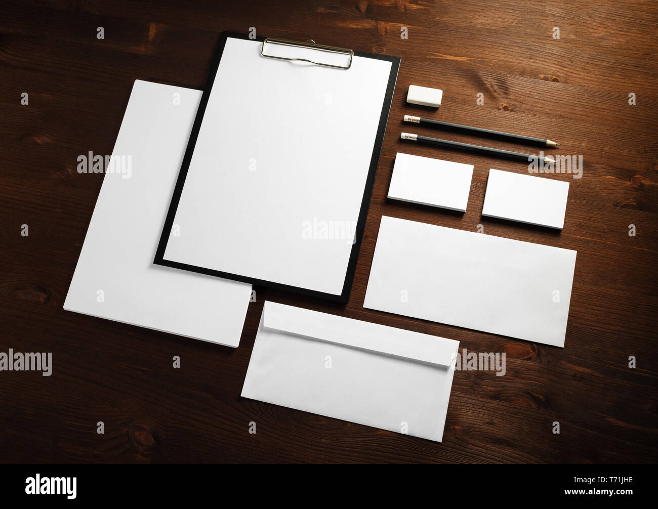 Blank ID template Stock Photo - Alamy