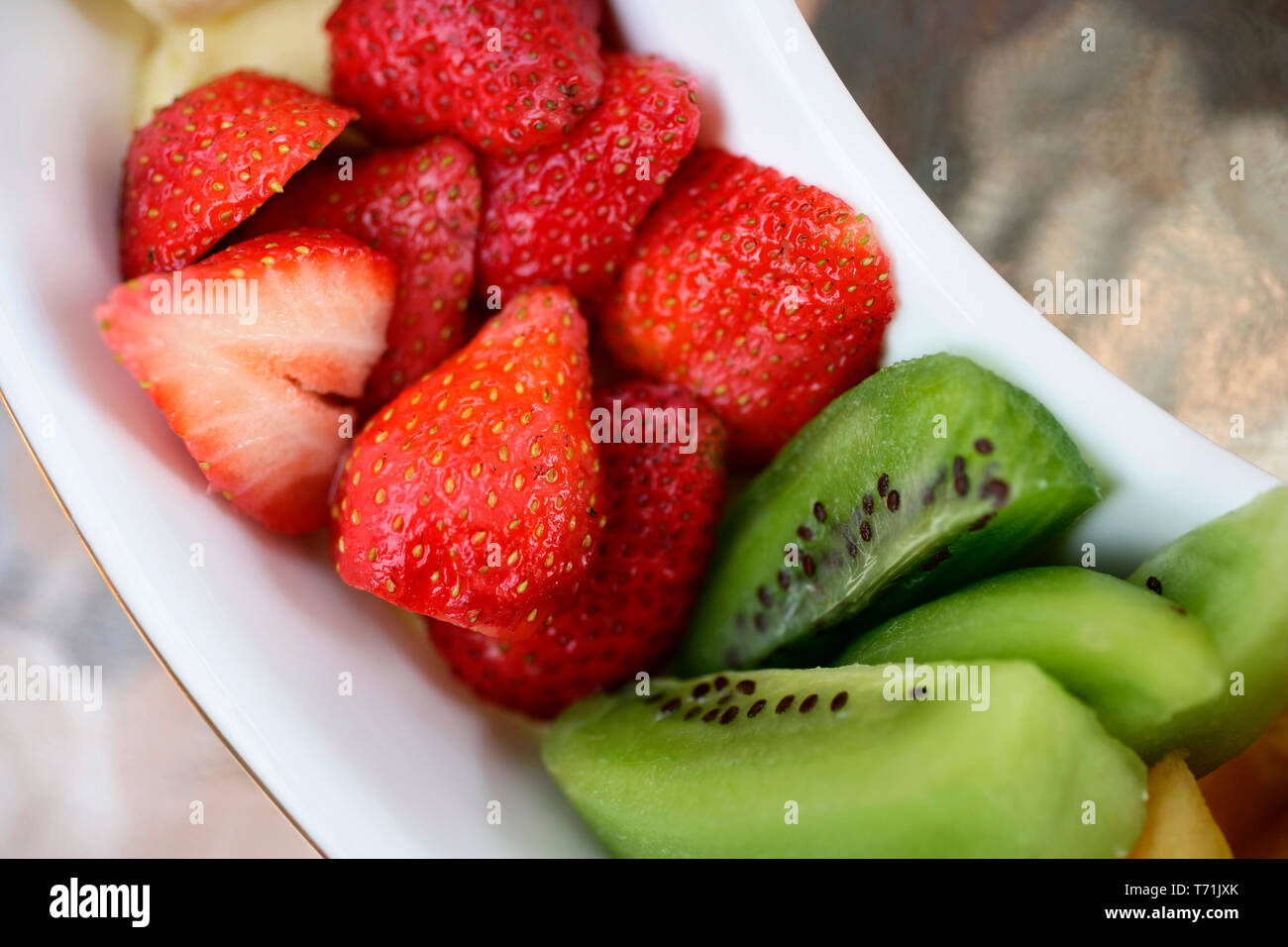 a picture of fresh red strawberries with lots of nutrients Stock Photo ...