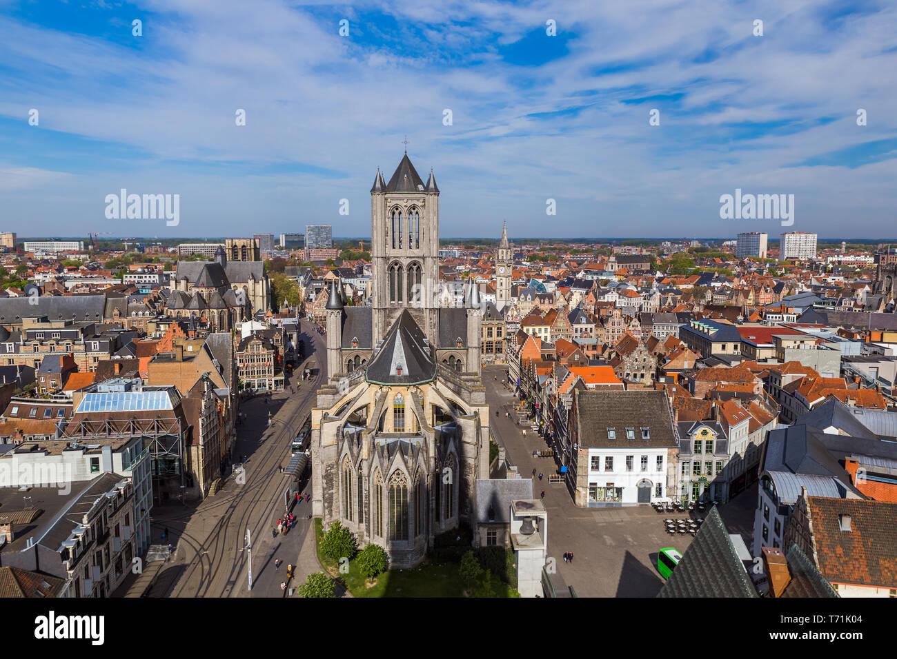 Gent cityscape hi-res stock photography and images - Alamy