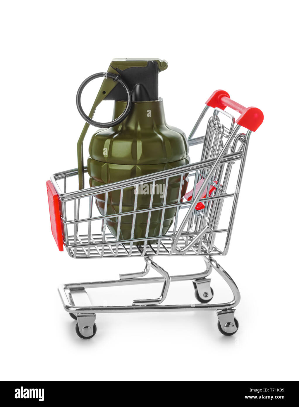 Soldier gun in hand Cut Out Stock Images & Pictures - Alamy