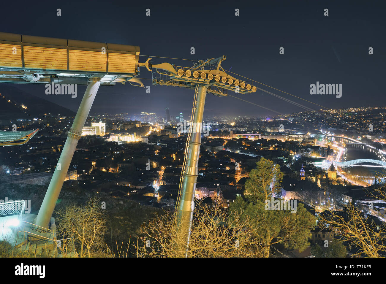 Night tbilisi hi-res stock photography and images - Alamy