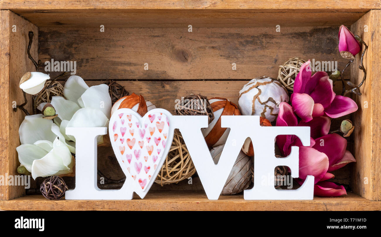 Love in a box hi-res stock photography and images - Alamy