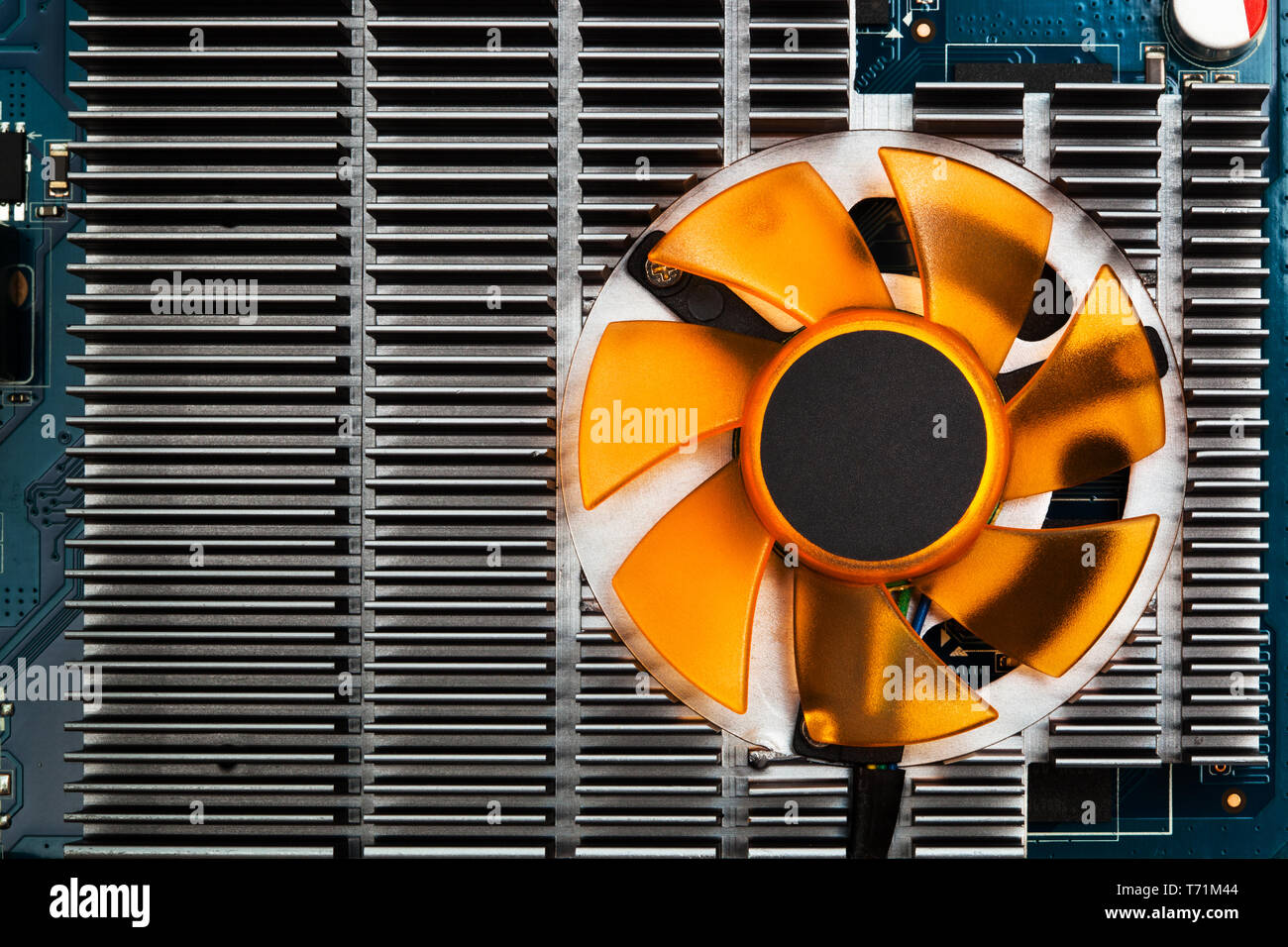 computer graphics card close-up Stock Photo - Alamy