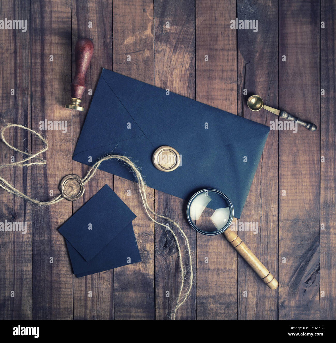 Black retro stationery Stock Photo - Alamy