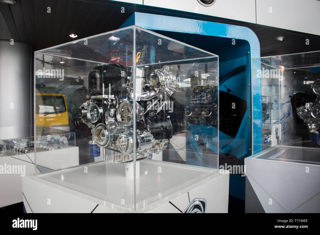 A view for new motor model inside proton company Stock Photo - Alamy