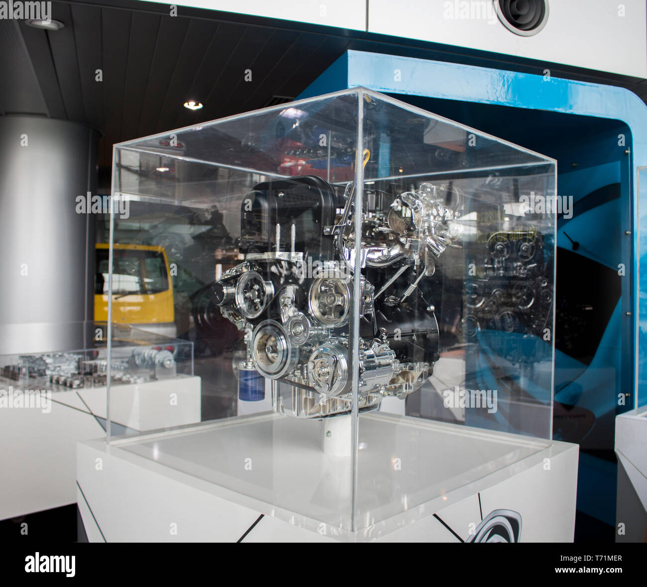 A view for new motor model inside proton company Stock Photo - Alamy