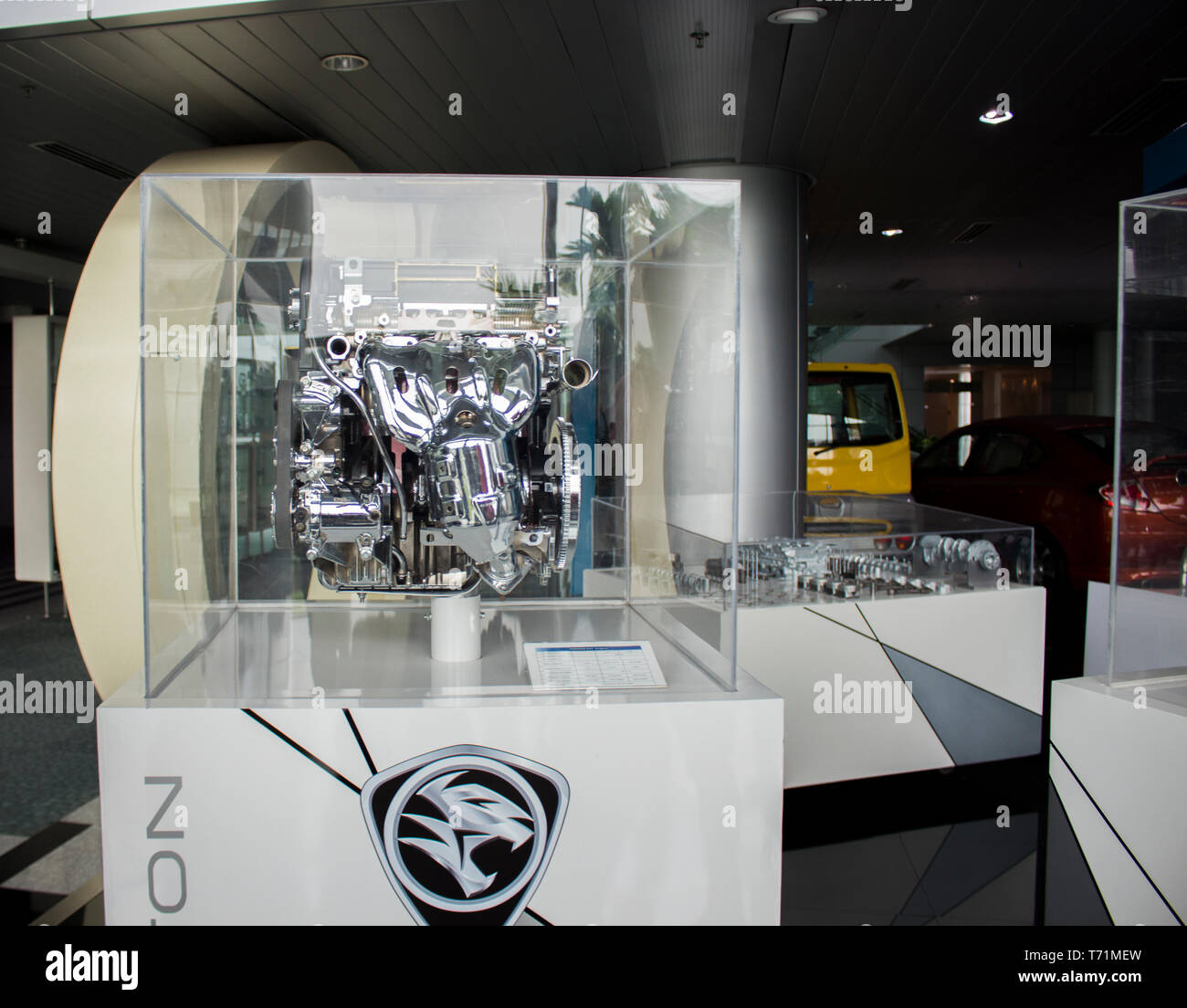 A view for new motor model inside proton company Stock Photo - Alamy