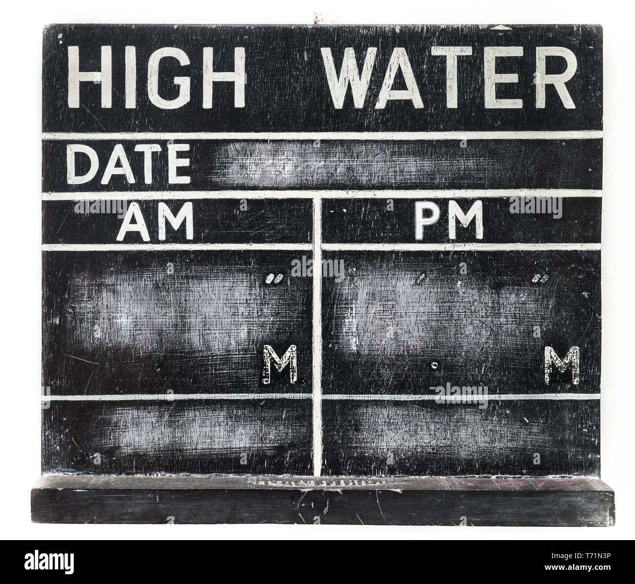 Flooding sign board Cut Out Stock Images & Pictures - Alamy