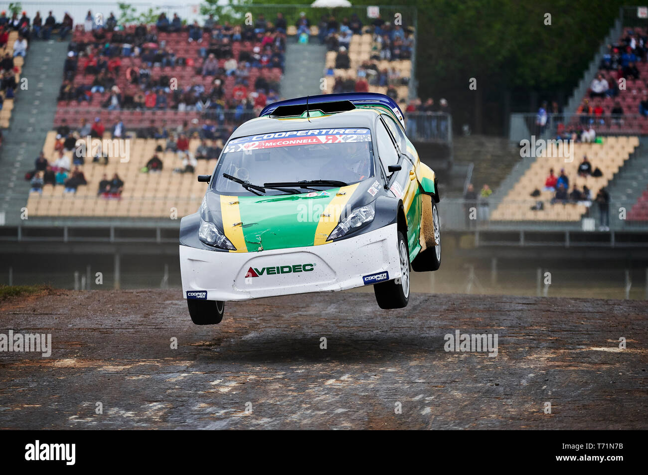 Barcelona, Spain. 28 April, 2019. Fraser McConnell of the Olsbergs MSE ...