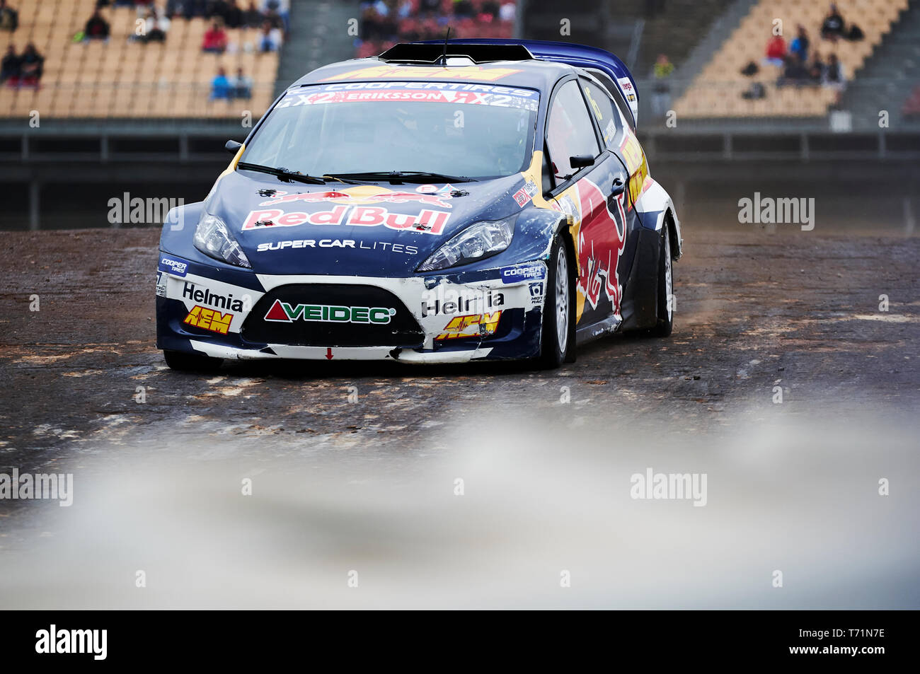 Barcelona, Spain. 28 April, 2019. Oliver Eriksson of the Olsbergs MSE ...