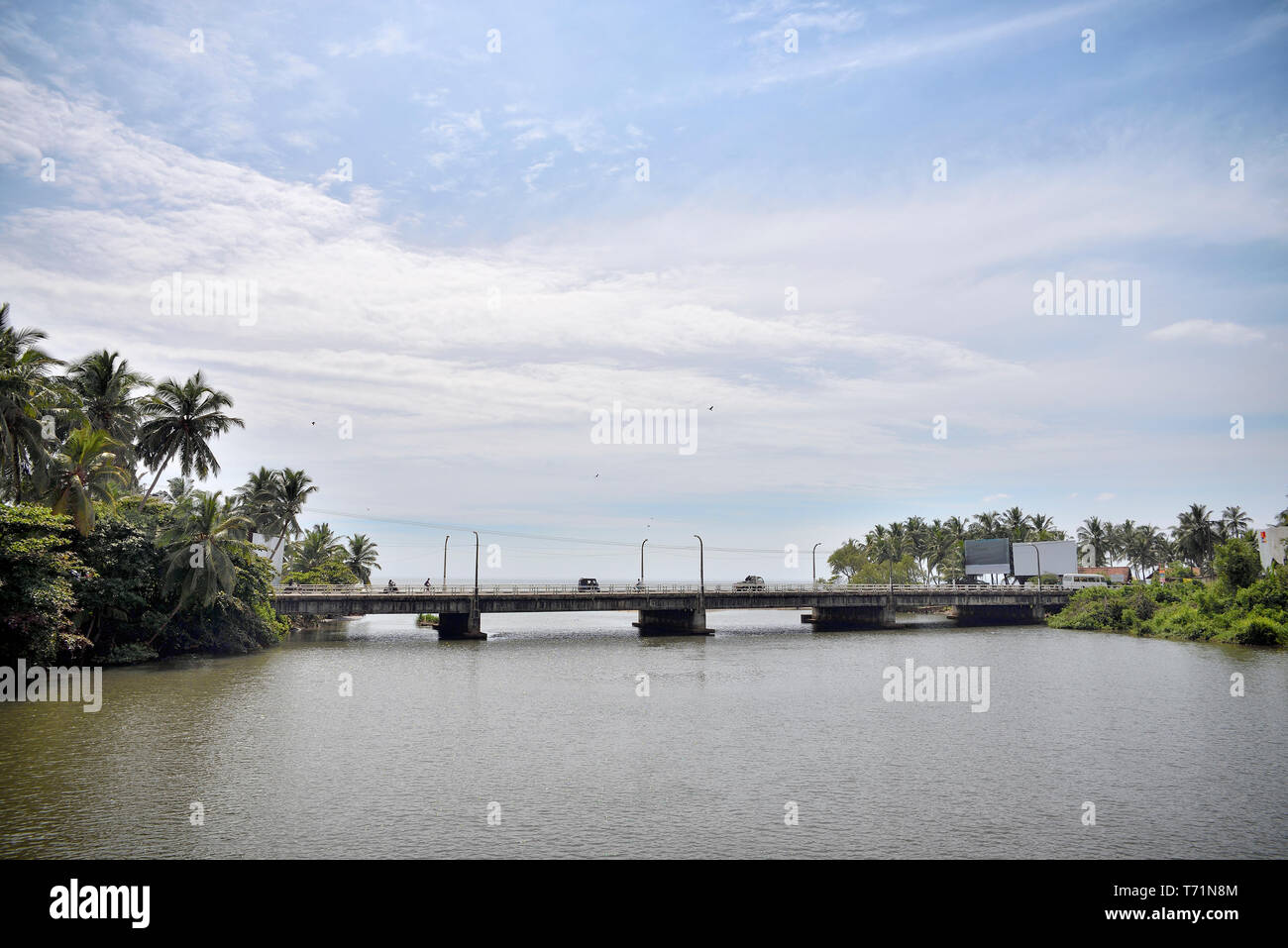 bridge over the river Stock Photo - Alamy
