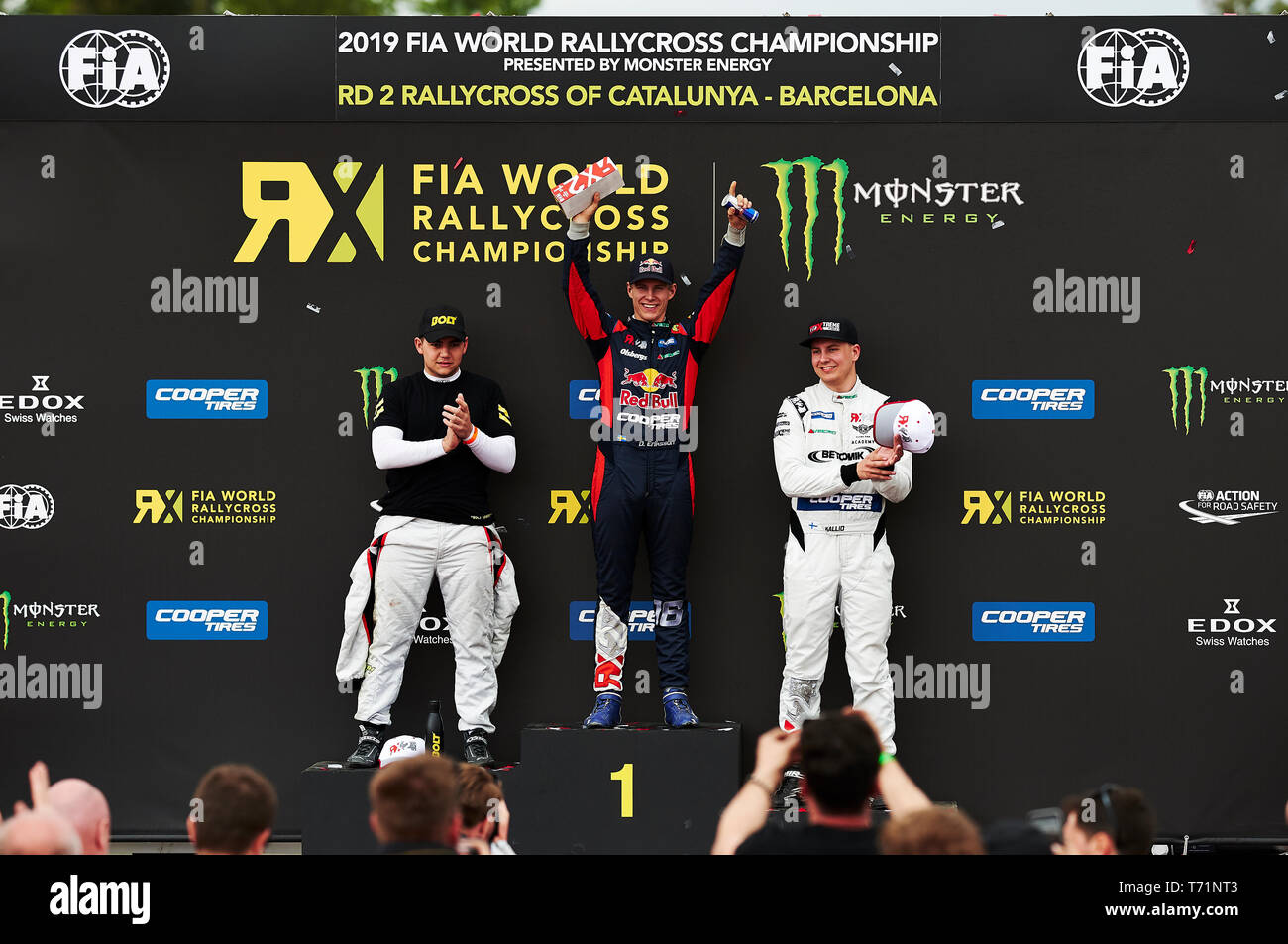 Barcelona, Spain. 28 April, 2019. (L-R) 2nd place Fraser McConnell of ...