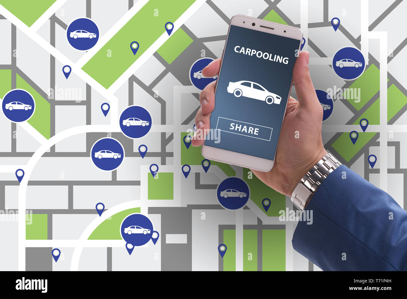 Concept of car ordering online Stock Photo - Alamy