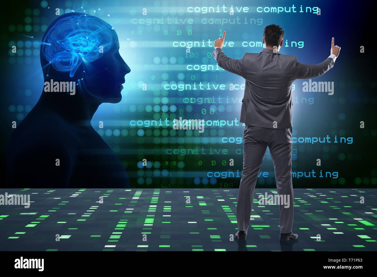 Cognitive computing and machine learning concept Stock Photo - Alamy