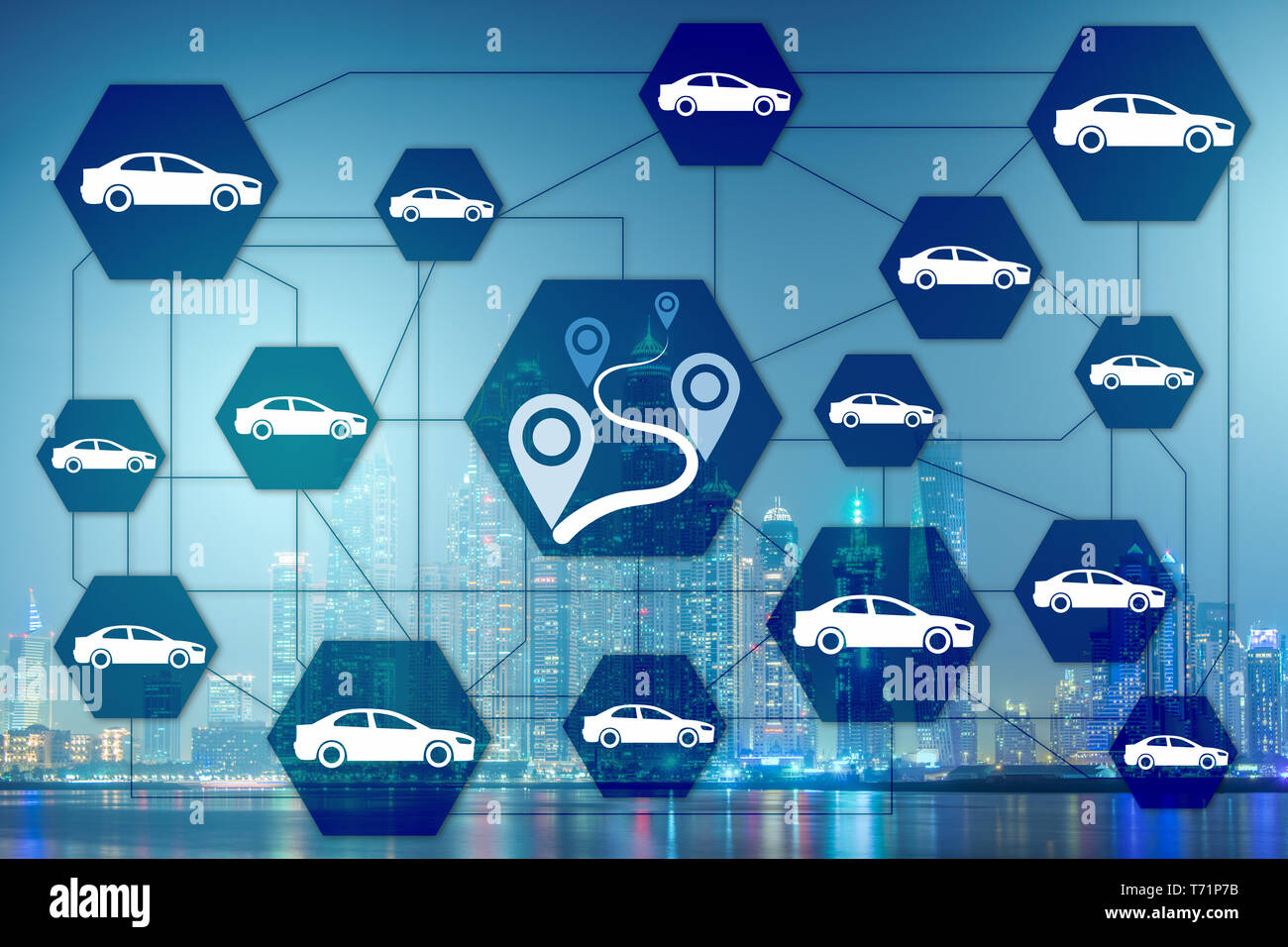 Business people carpooling in car hi-res stock photography and images ...