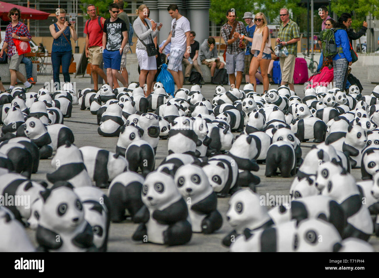 Berlin, Germany, August 6, 2013 - The WWF celebrates its 50th ...
