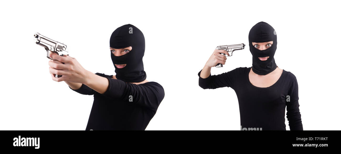 Balaclava woman Cut Out Stock Images & Pictures - Alamy