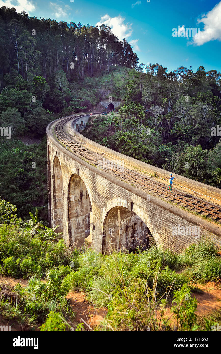 The Nine Arches Bridge Stock Photo - Alamy