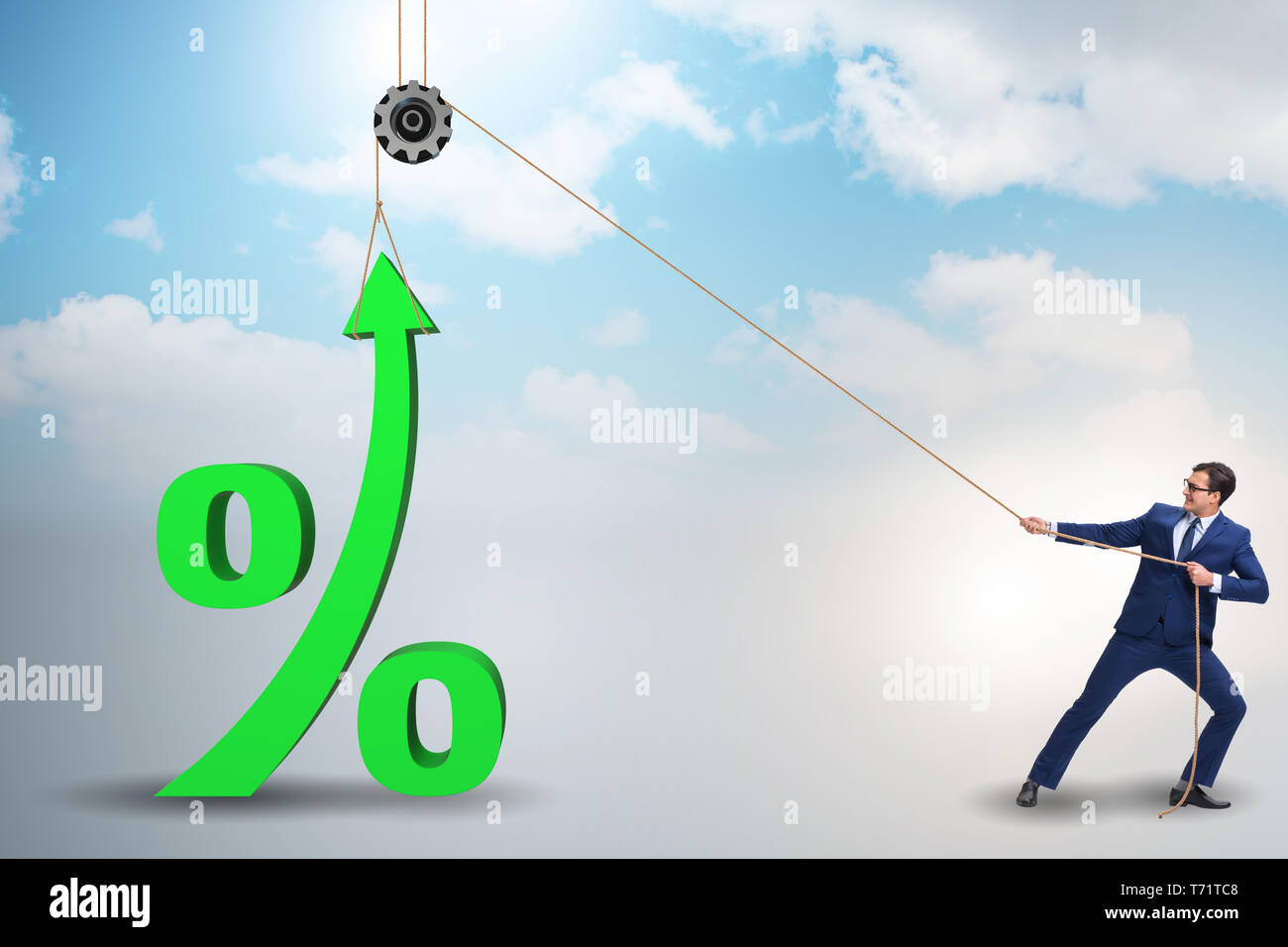 Raising interest rates hi-res stock photography and images - Alamy