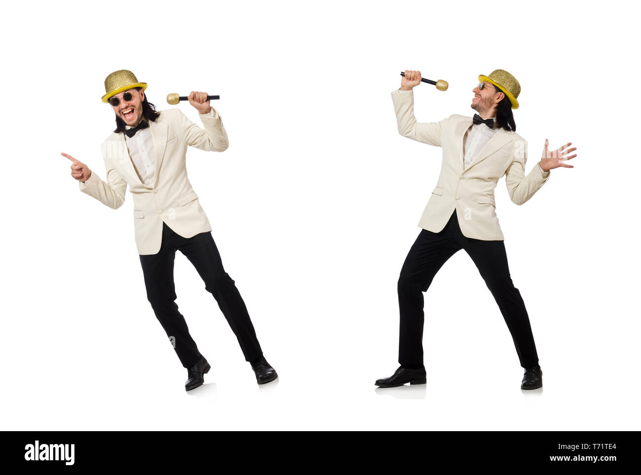 Classic singer man in Cut Out Stock Images & Pictures - Alamy