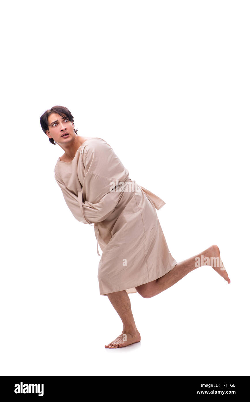 Business Man Running Scared Cut Out Stock Images & Pictures - Alamy