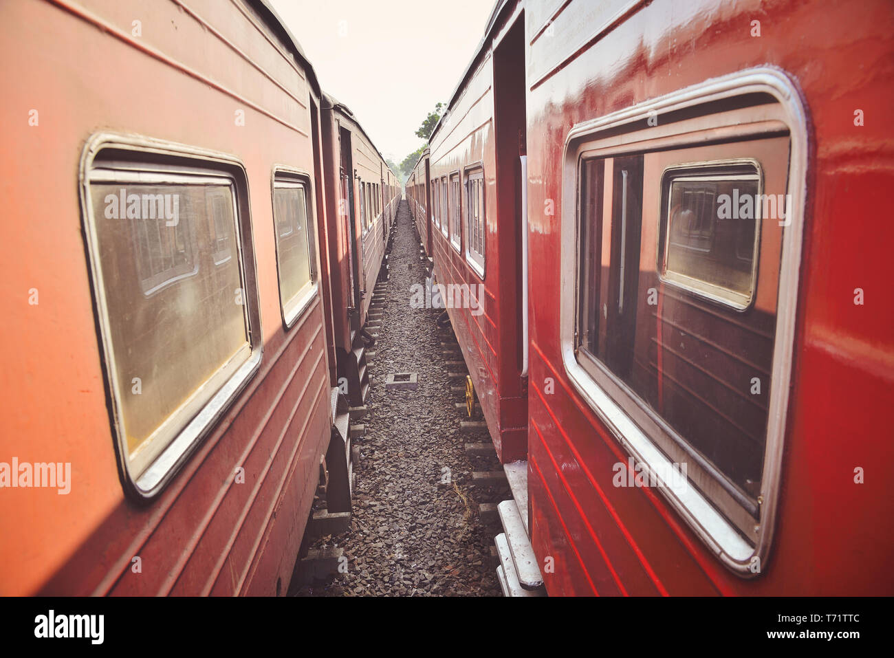 Old railway carriages hi-res stock photography and images - Alamy