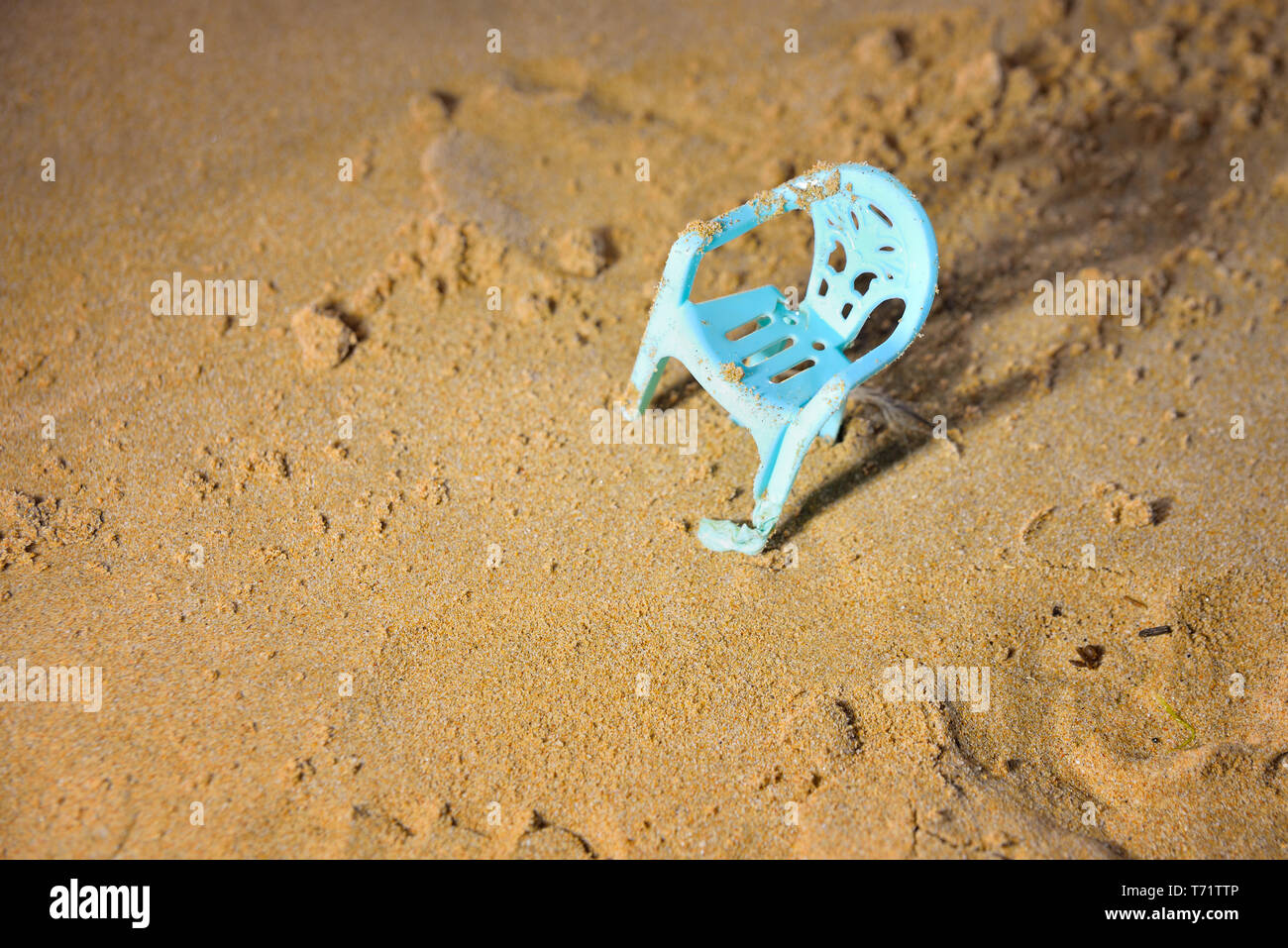 small blue chair Stock Photo - Alamy