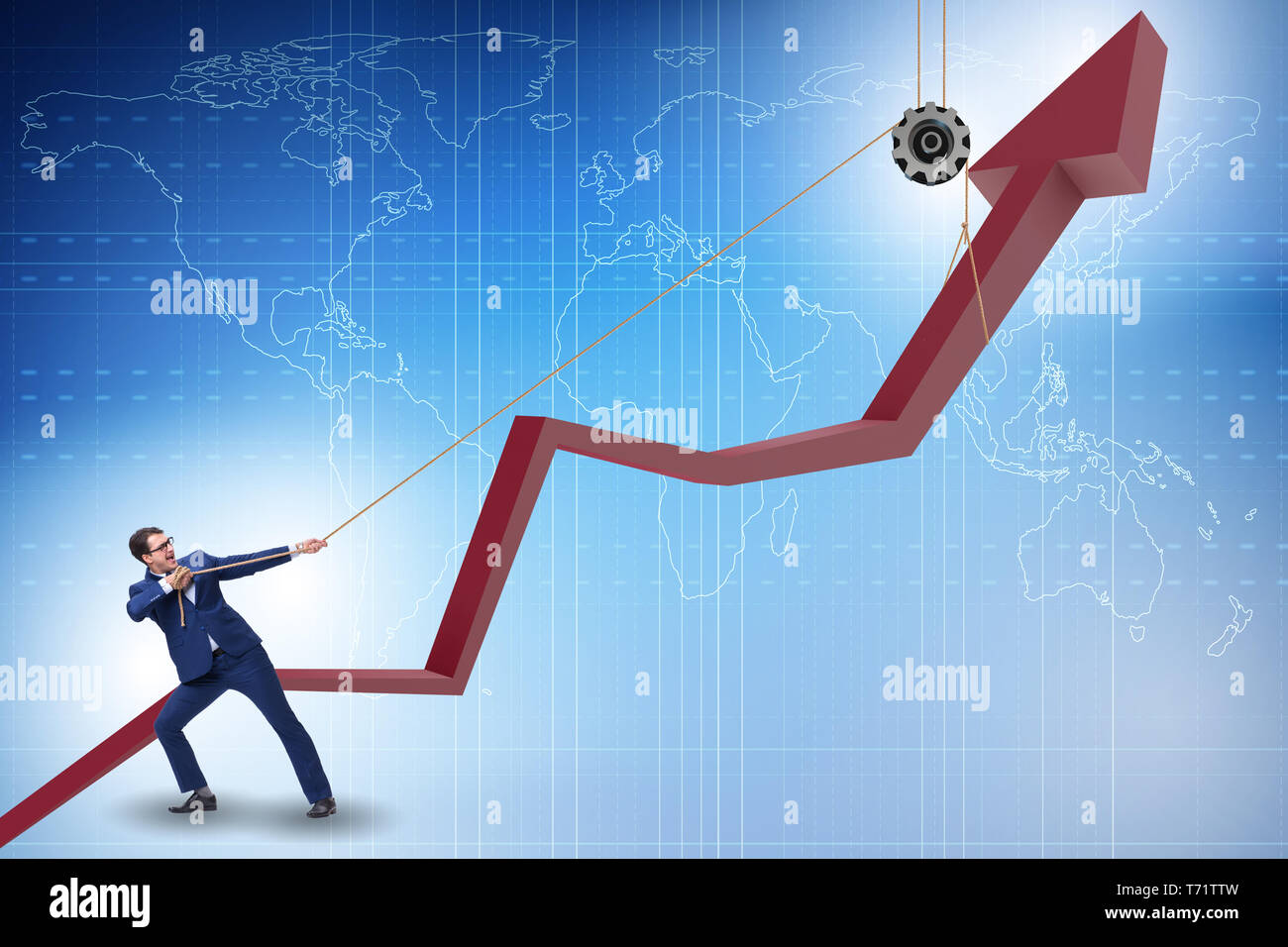 Supporting rope hi-res stock photography and images - Alamy