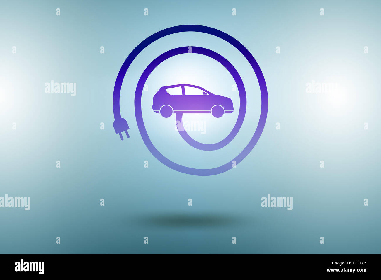 3d rendering electric car hi-res stock photography and images - Alamy