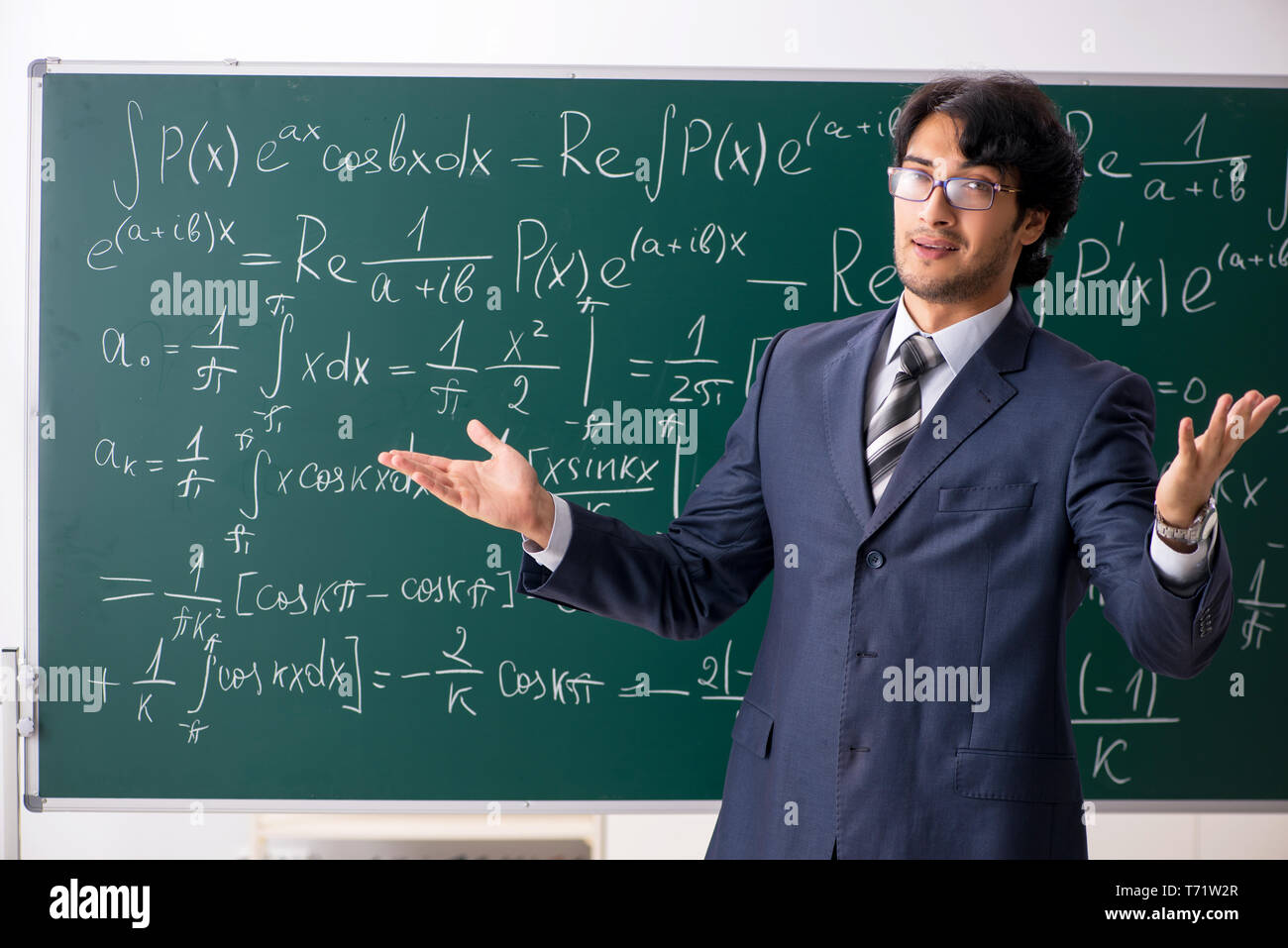 Young teacher physicist in hi-res stock photography and images - Alamy