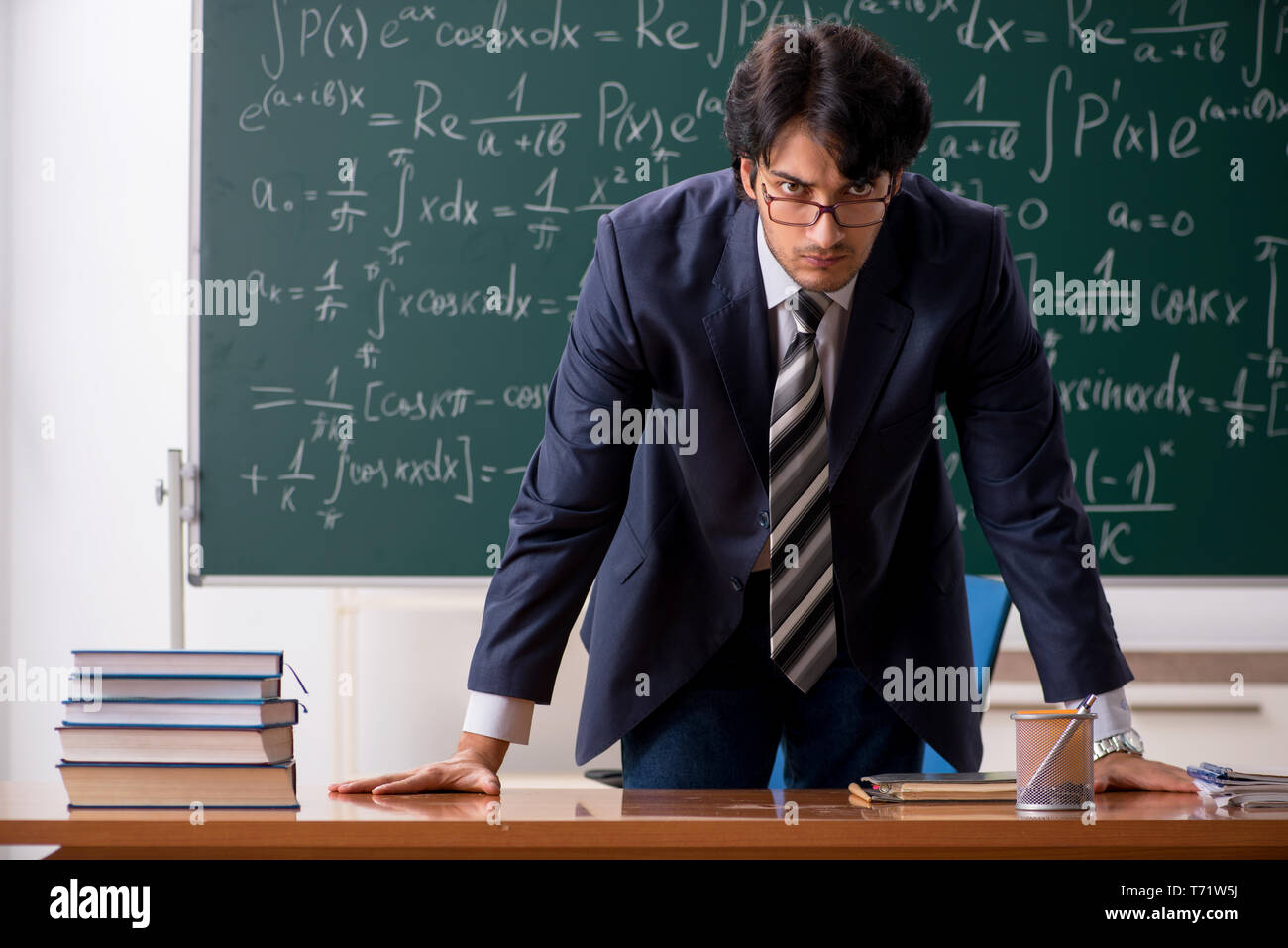 Young teacher physicist in hi-res stock photography and images - Alamy