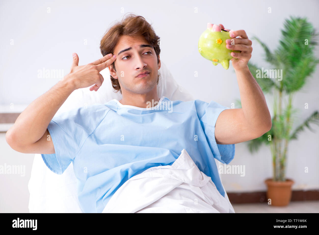 Frustrated patient in hospital hi-res stock photography and images - Alamy