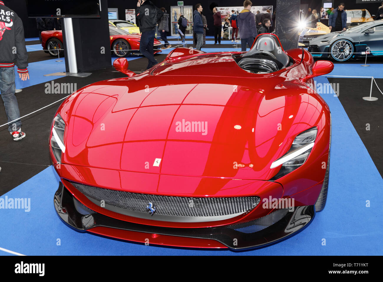 Paris, France. 31st Jan, 2019. Ferrari Monza SP1 prototype at the 34th ...