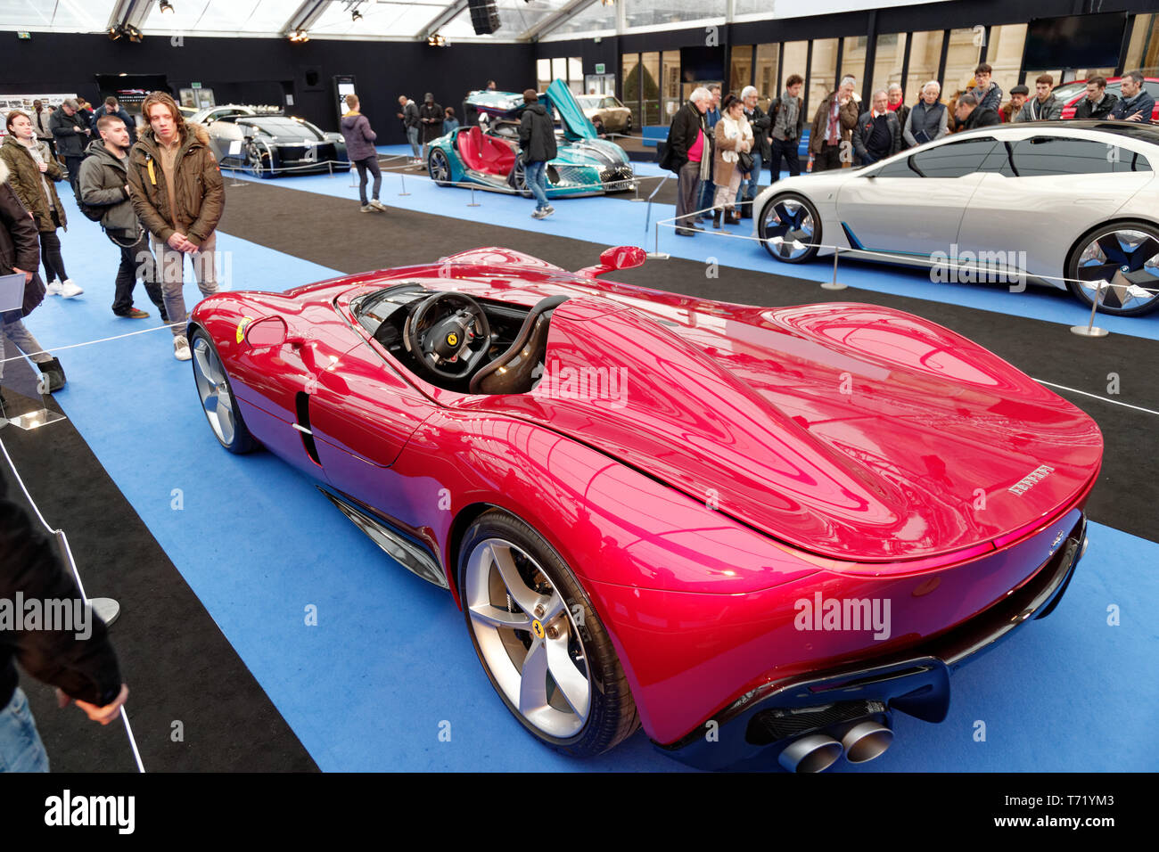 Paris, France. 31st Jan, 2019. Ferrari Monza SP1 prototype at the 34th ...