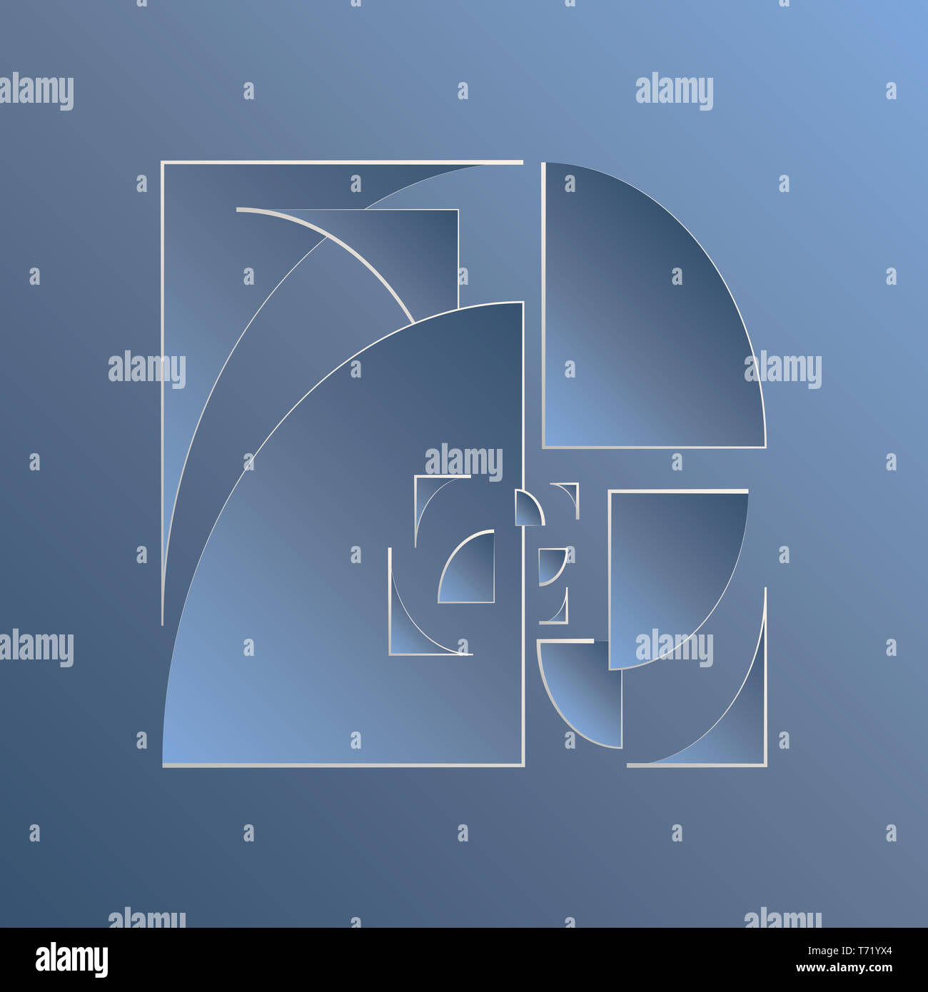 abstract image with scattered geometric shapes Stock Photo - Alamy