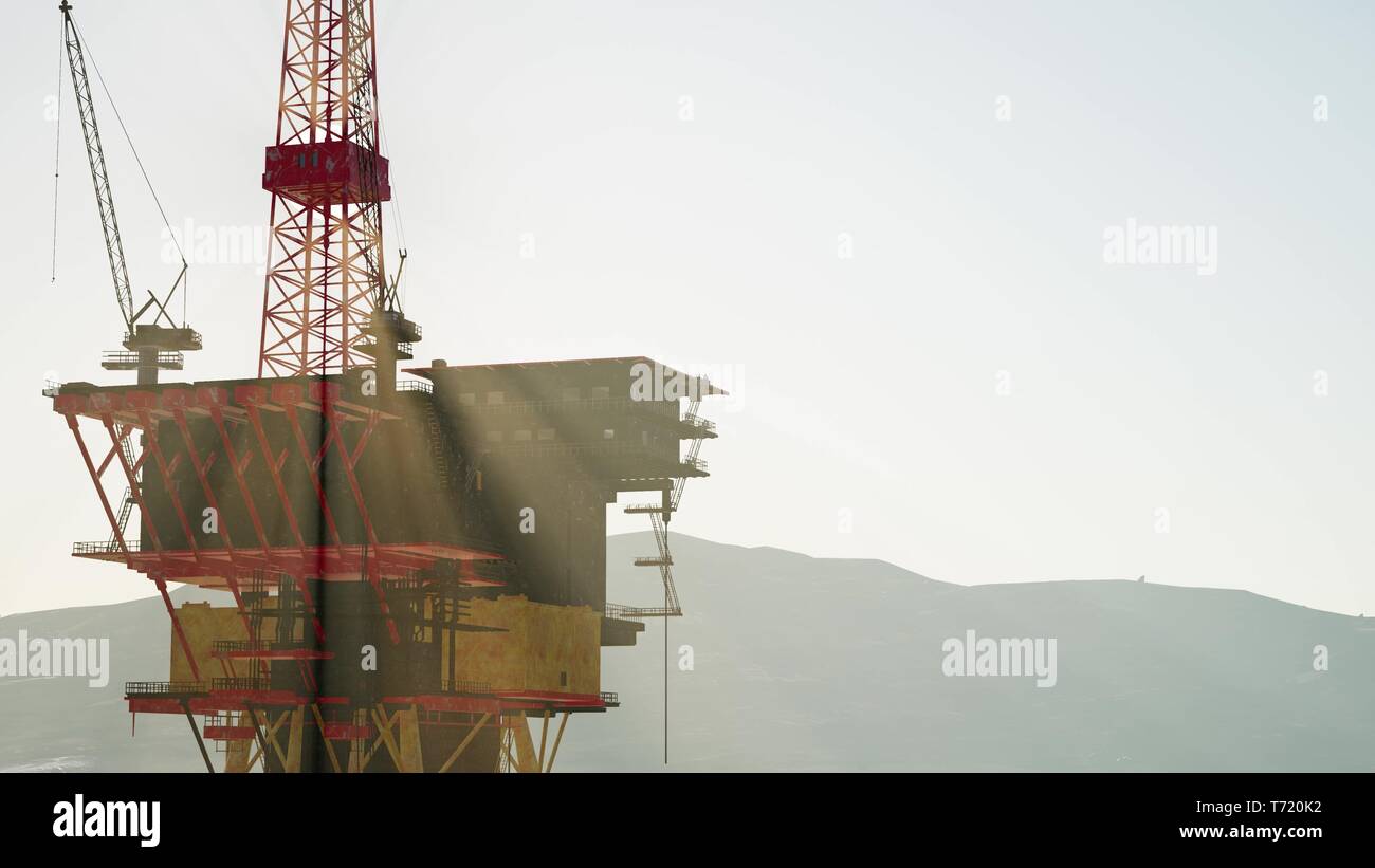 Fixed offshore platform hi-res stock photography and images - Alamy