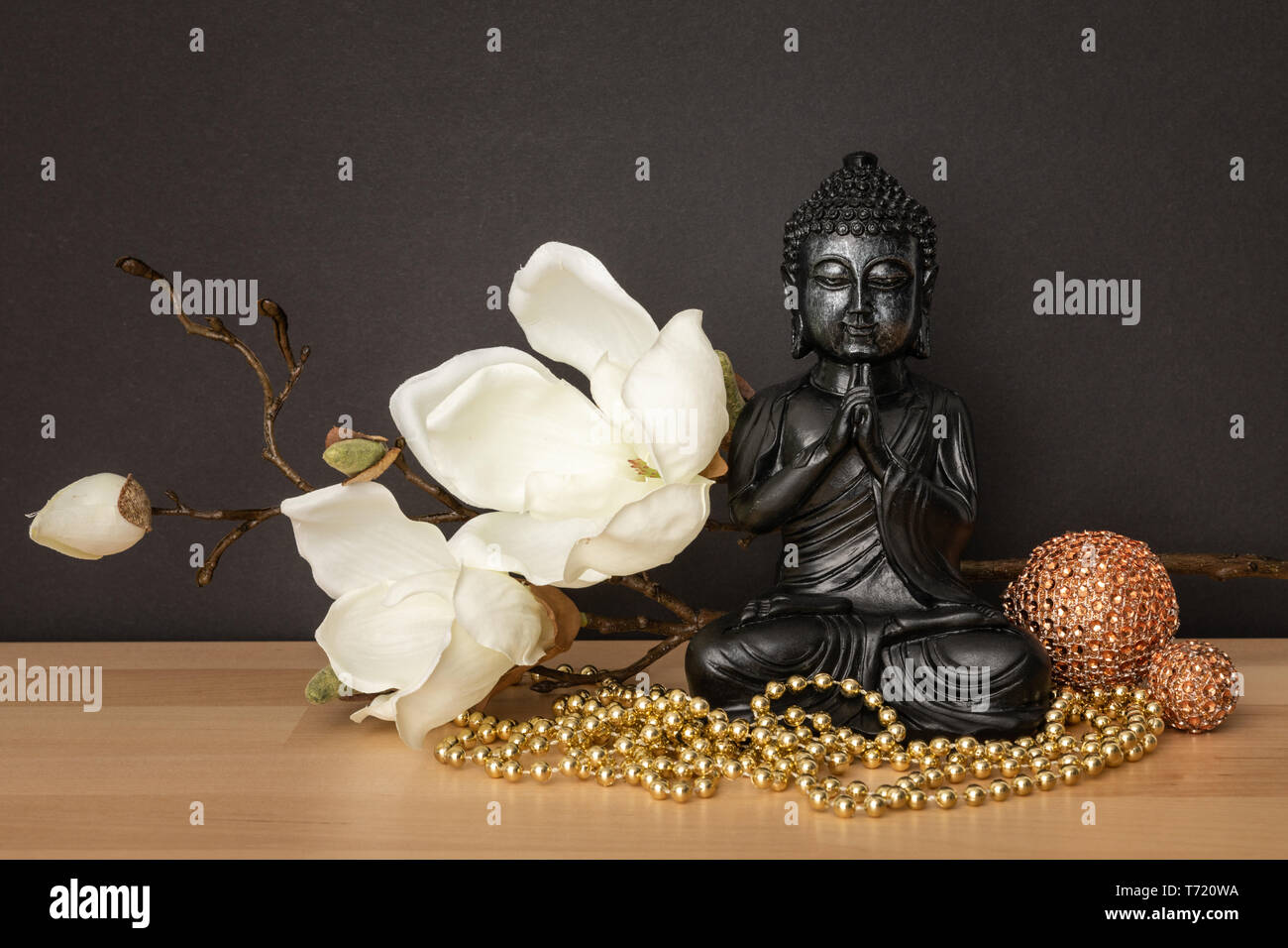 buddha statue sign for peace and wisdom Stock Photo - Alamy