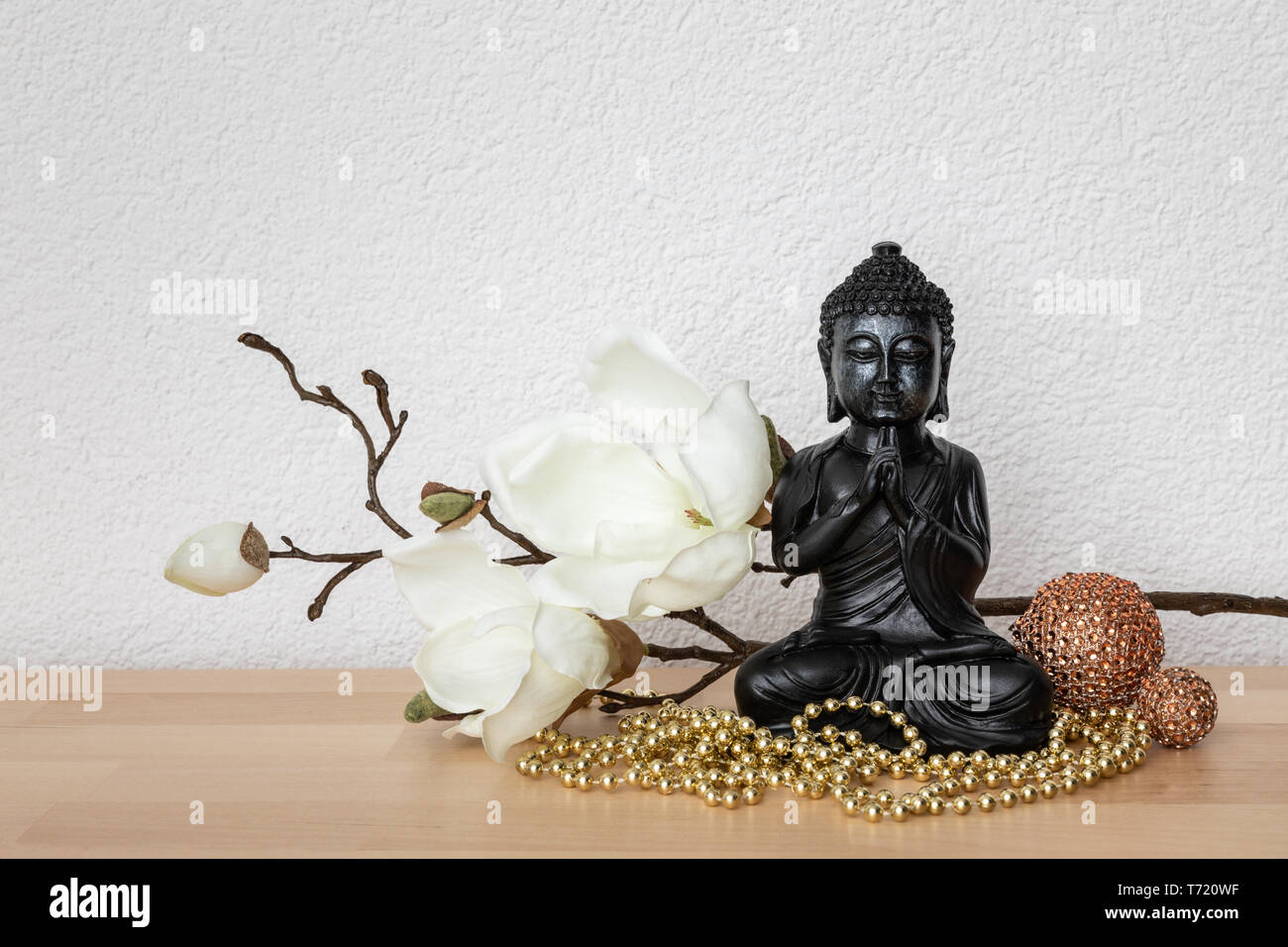 buddha statue sign for peace and wisdom Stock Photo - Alamy