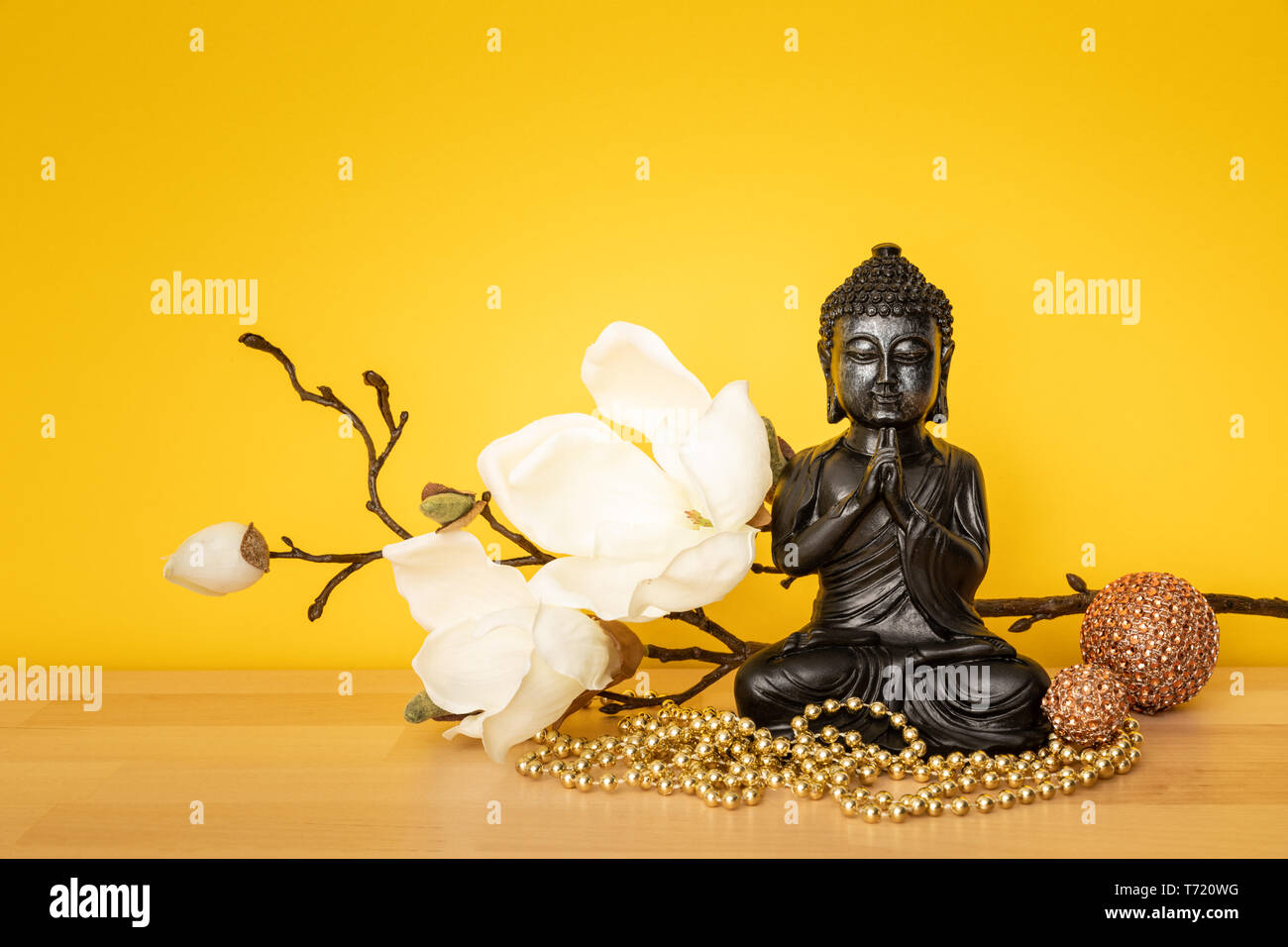 buddha statue sign for peace and wisdom Stock Photo - Alamy