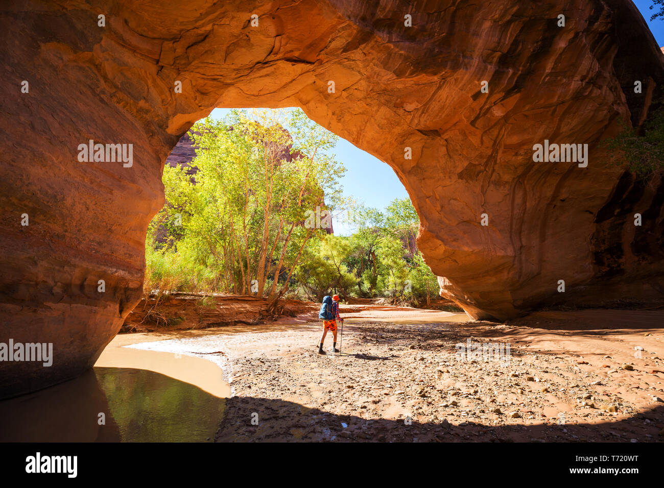 Jacob Hamblin Arch in Coyote Gulch, Grand Staircase-Escalante National ...